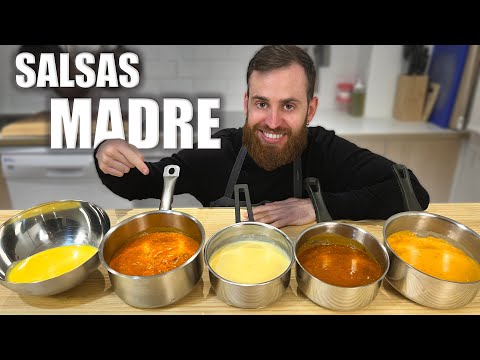 Aprende a preparar las 5 salsas madre de la cocina francesa para realzar tus platillos