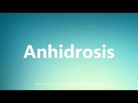 Anhidrosis Definición y Causas en el Diccionario Médico